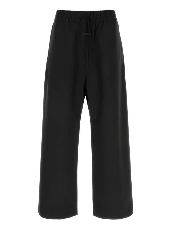 Fear Of God Wide-leg Virgin Wool Trousers - Black