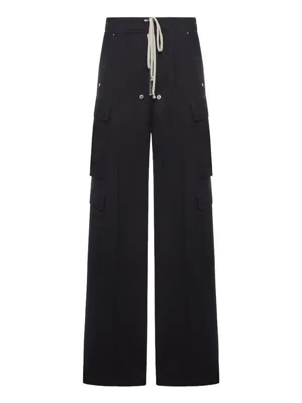 Rick Owens Cotton Cargo Trousers - Multicolor