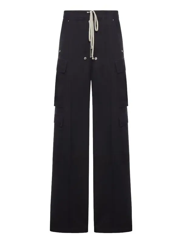 Rick Owens Cotton Cargo Trousers - Multicolor