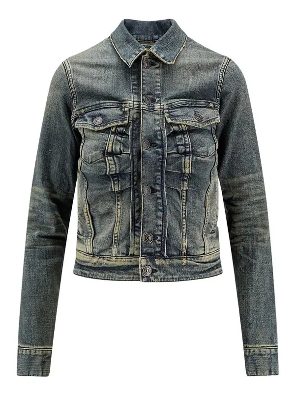 Balenciaga Denim Jacket - Multicolor