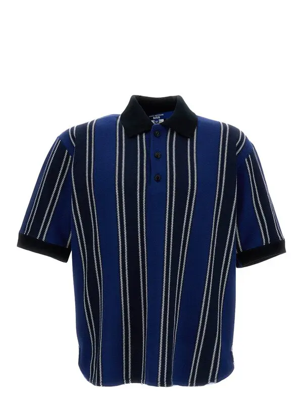 Junya Watanabe Knitted Polo Shirt - Multicolor