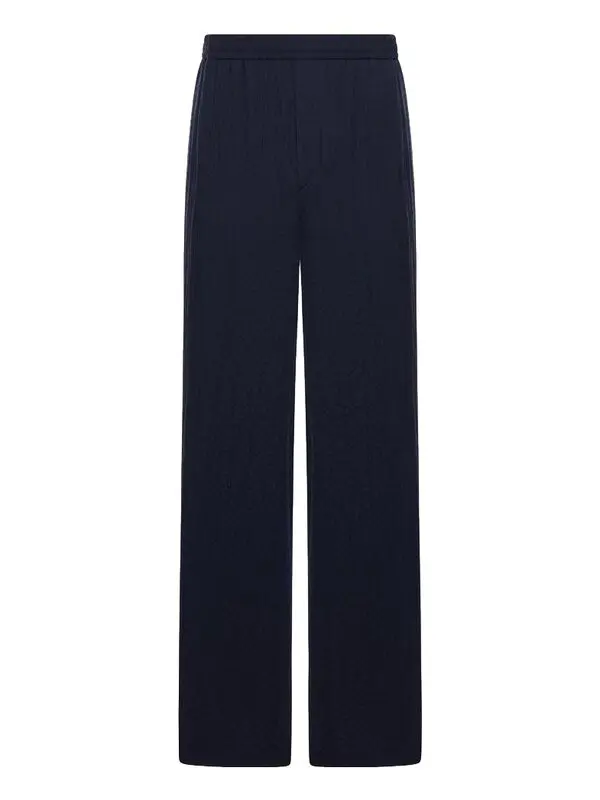 Giorgio Armani Lyocell And Froissé Silk Pants - Multicolor