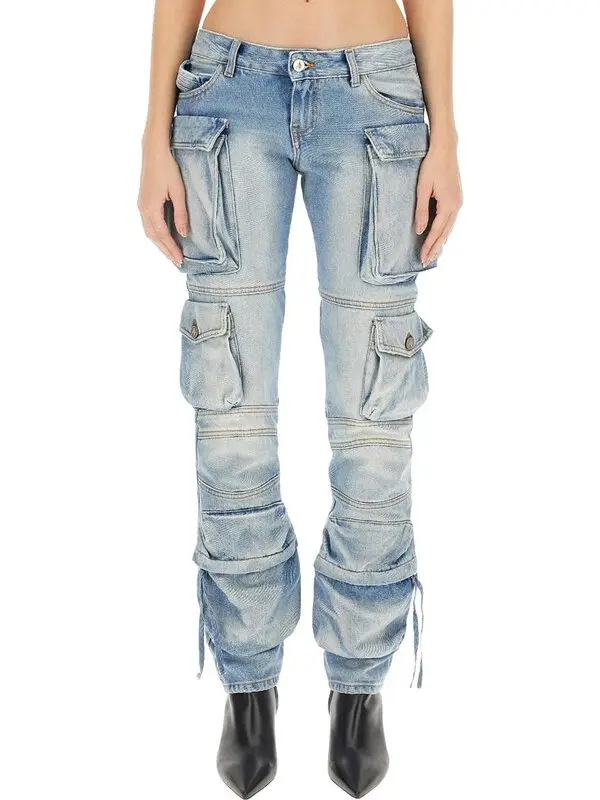 Attico Cargo Jeans - Blue