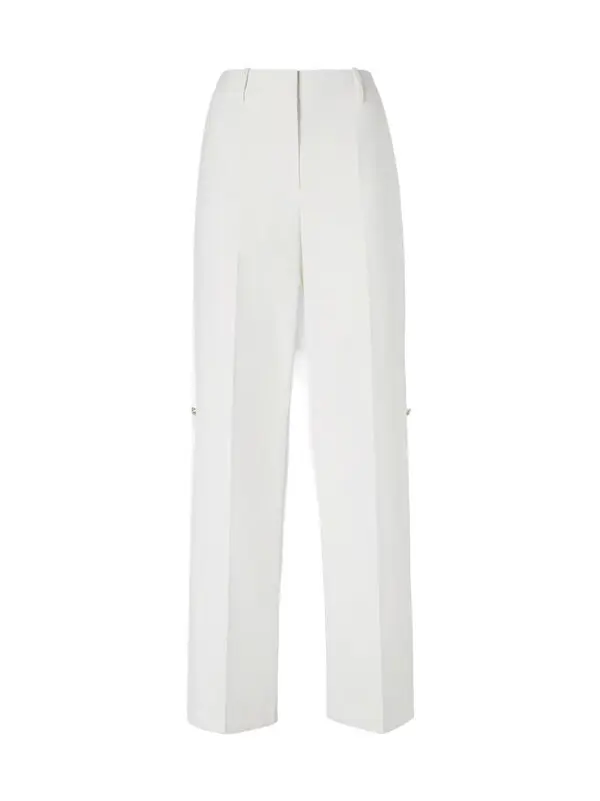 Fendi Technical Canvas Trousers - White
