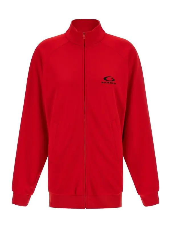 Balenciaga Back Tracksuit' Dress - Red