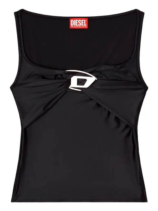 DIESEL® Logo Embellished Tank Top - Multicolor