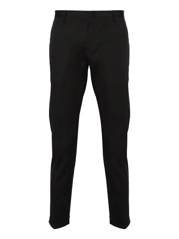 Paul Smith Tailored Cotton Stretch Trousers - Blue