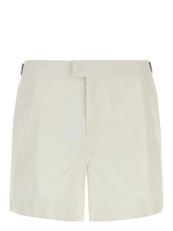 Zegna Nylon Swimming Shorts - White