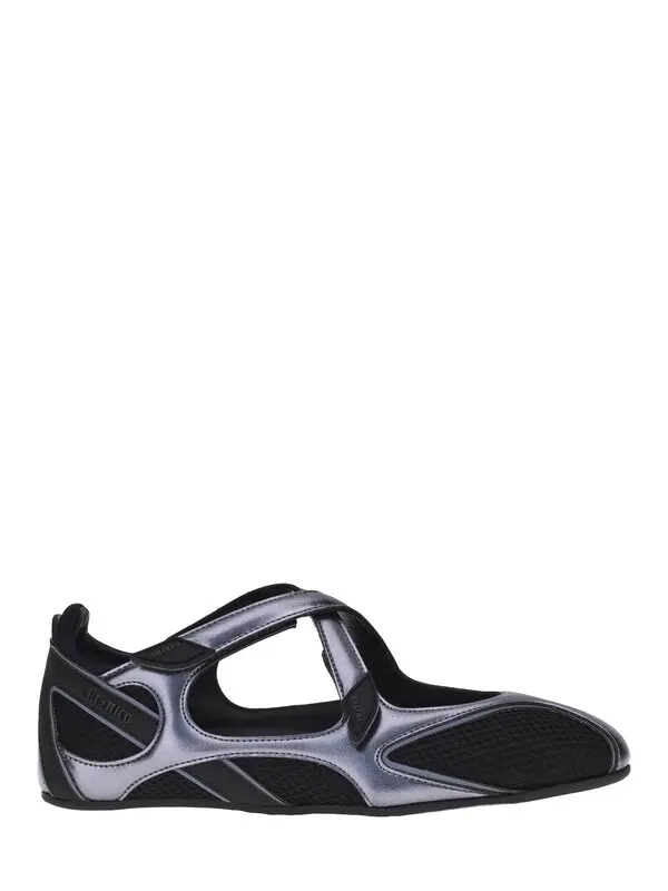 Attico Nomad Ballerinas - Black