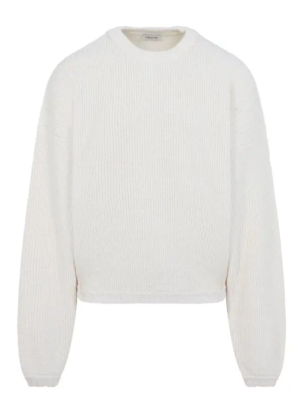Fear Of God Virgin Wool Blend Crew Neck Sweater - Multicolor