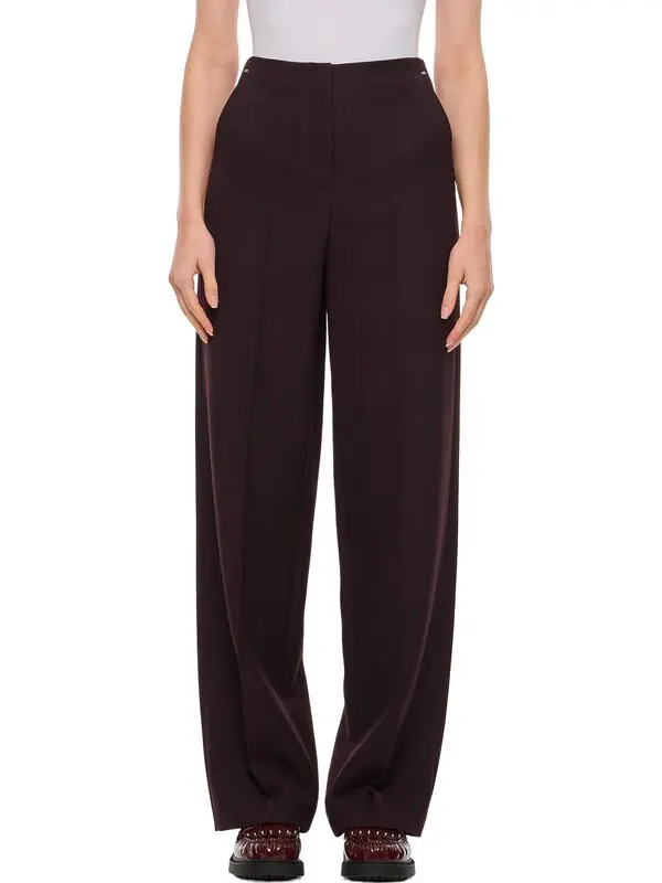 Fendi Grain De Poud Wide-leg Trousers - Multicolor