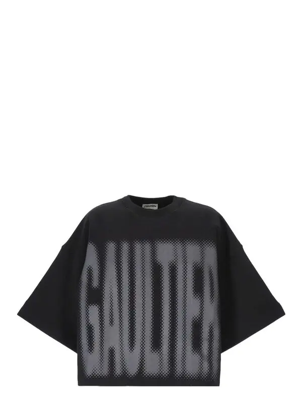 JEAN PAUL GAULTIER Cropped Logo T-shirt - Multicolor