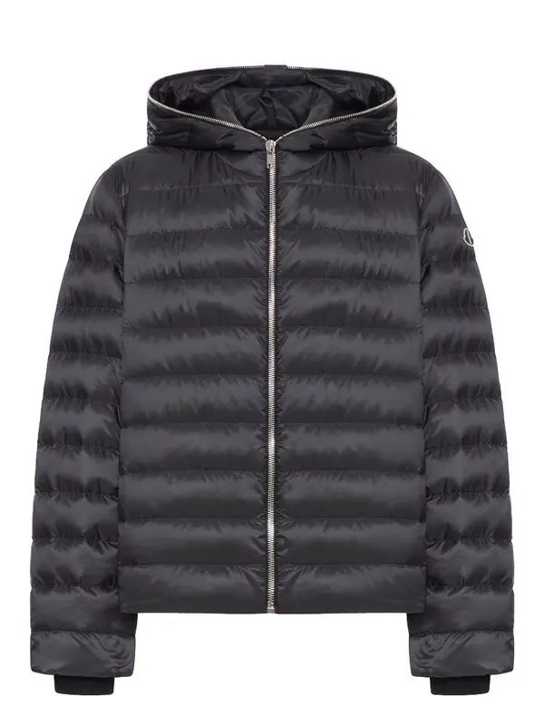 Moncler Rick Owens Padded Jacket With Hood - Black