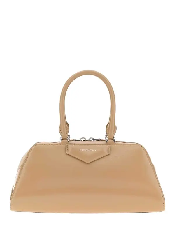 Givenchy Beige Leather Small Antigona East-west Handbag - Brown