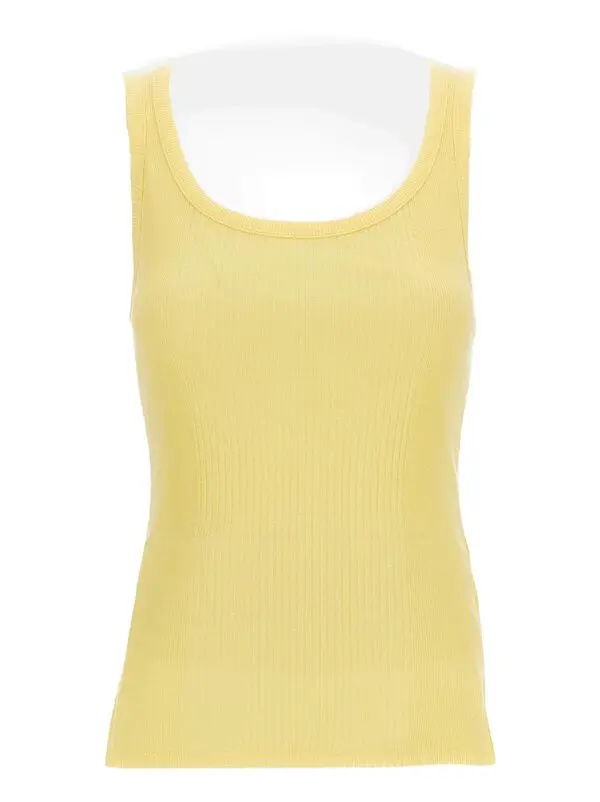 Jacquemus Le Marcel Rond Carré Ribbed Tank Top - Multicolor