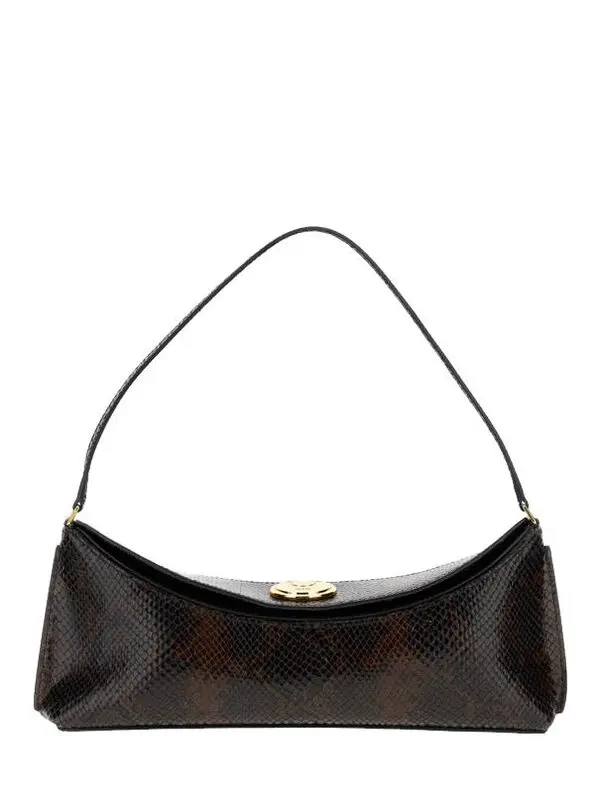 Jacquemus Le Calisso Shoulder Bag In Python-effect Leather - Multicolor