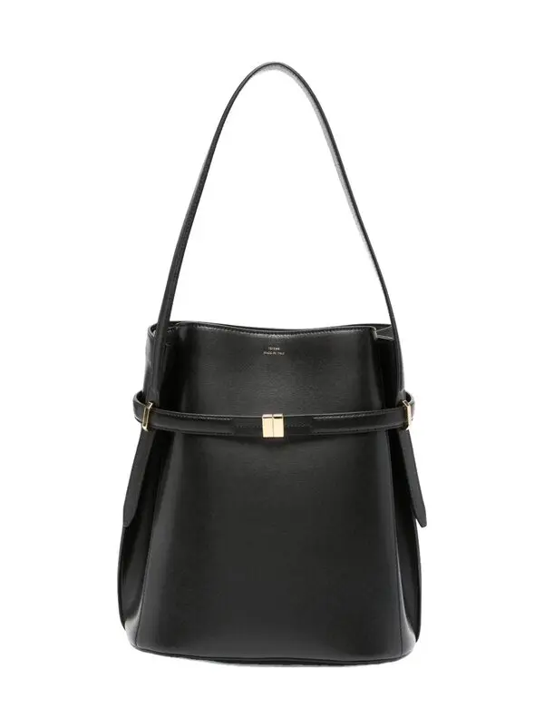 TOTEME Belted Leather Bucket Bag - Multicolor