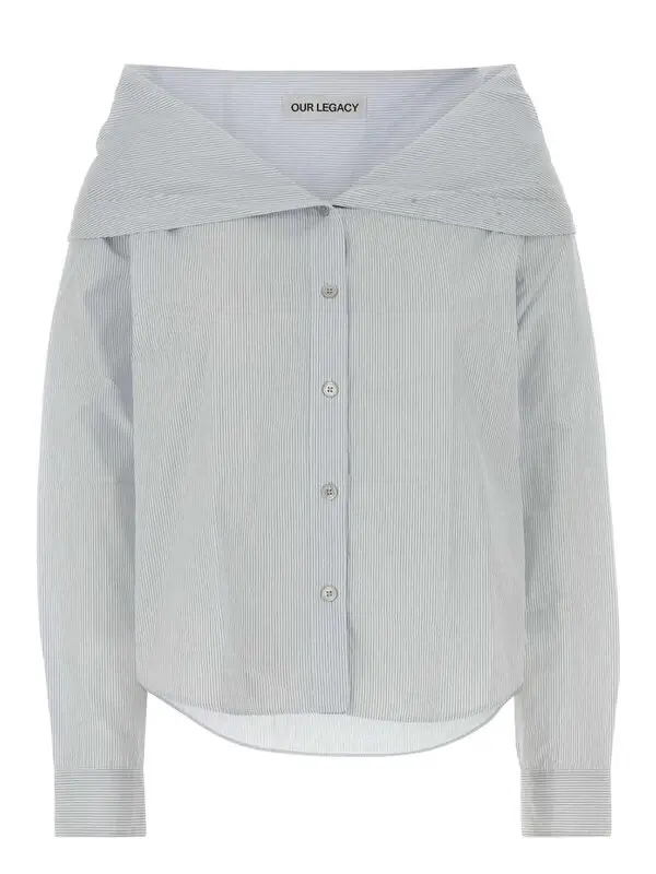 Our Legacy Embroidered Poplin Shirt - Multicolor
