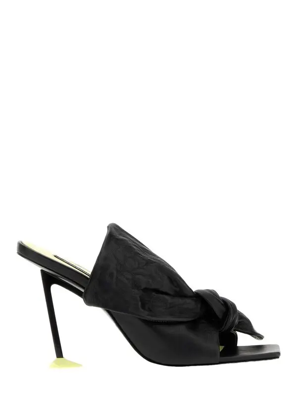Givenchy Leather Boudoir Mules - Black