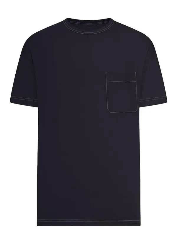 LEMAIRE Short-sleeved Boxy T-shirt In Heavy Jersey - Multicolor