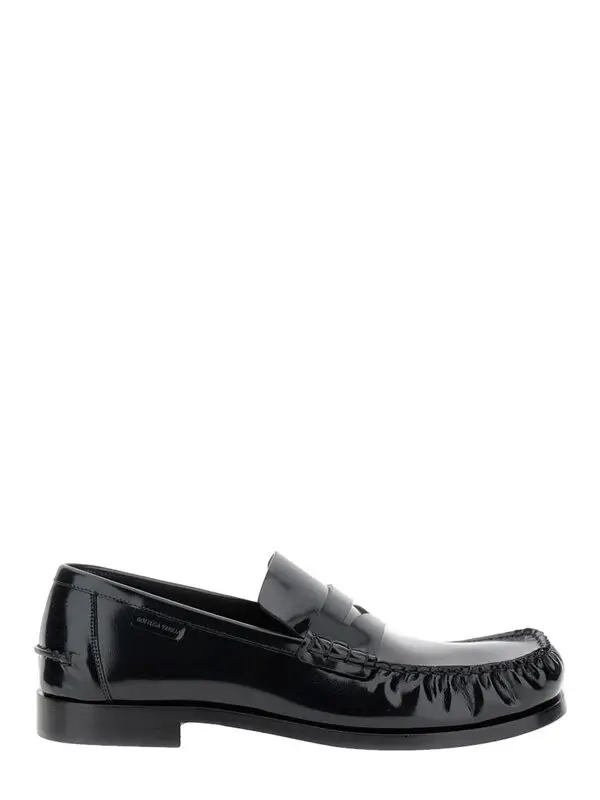 Bottega Veneta Truman Loafers In Polished Calfskin Leather - Multicolor