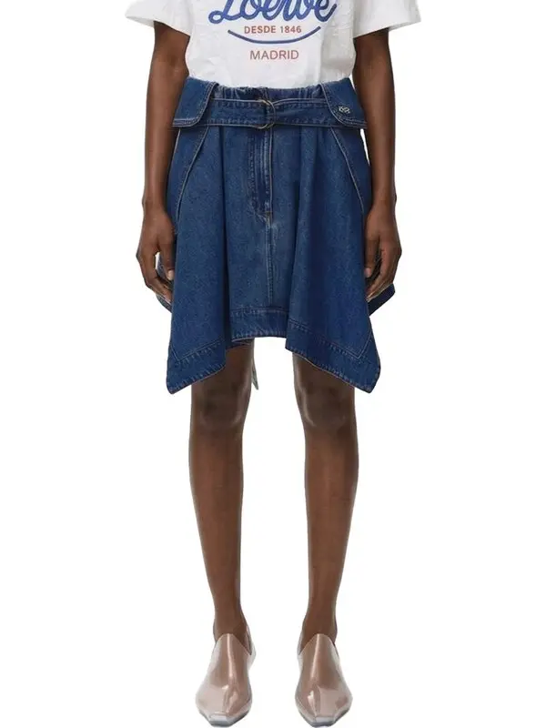 Loewe Denim Skirt - Blue