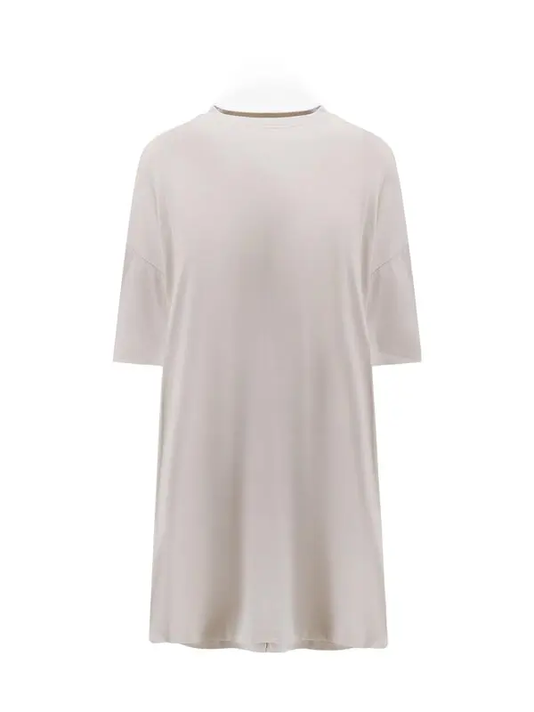 Balenciaga Cotton Jersey Semi Fitted Short Dress - Multicolor