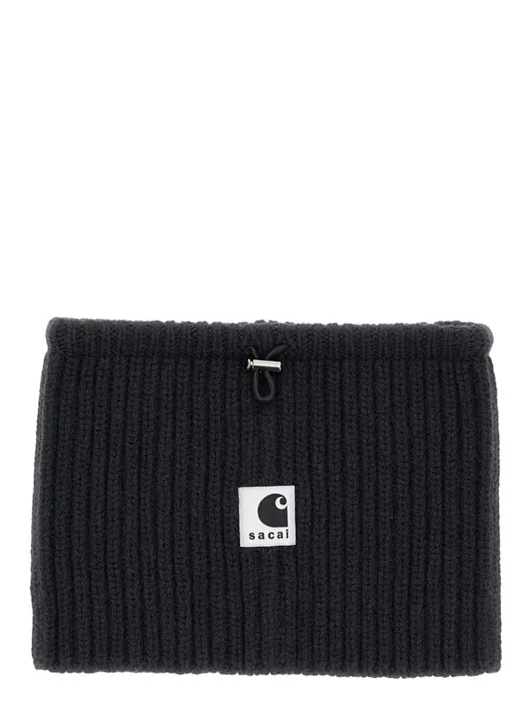 Sacai X Carhartt Wip Wool-blend Neck Warmer - Multicolor