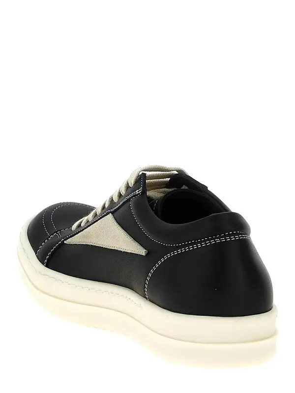 Rick Owens Sneaks Lace Up Leather Sneakers - Multicolor