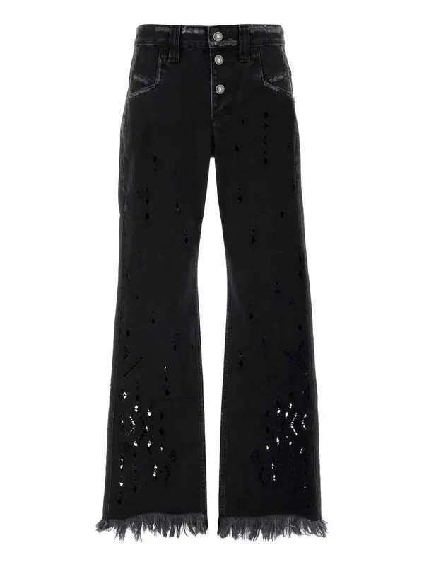 Isabel Marant Étoile Wide-leg Jeans - Black