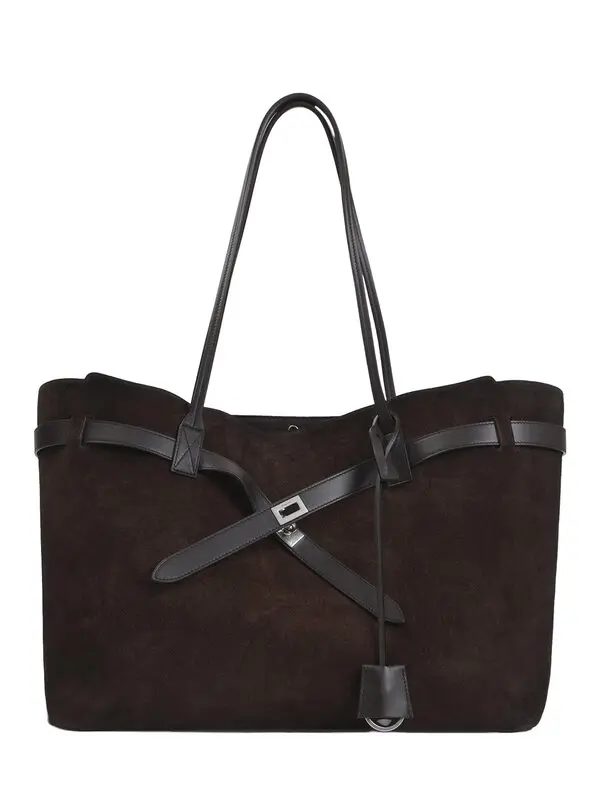 Balenciaga Bel Air Tote L Shoulder Bag - Brown