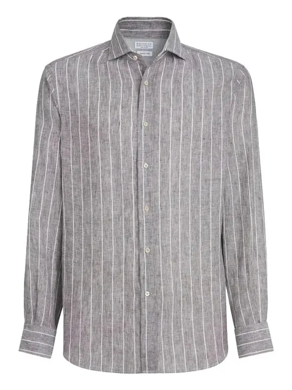 Brunello Cucinelli Linen Shirt - Multicolor