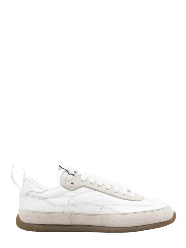 Alexander McQueen Suede And Leather Lace-up Sneakers - White