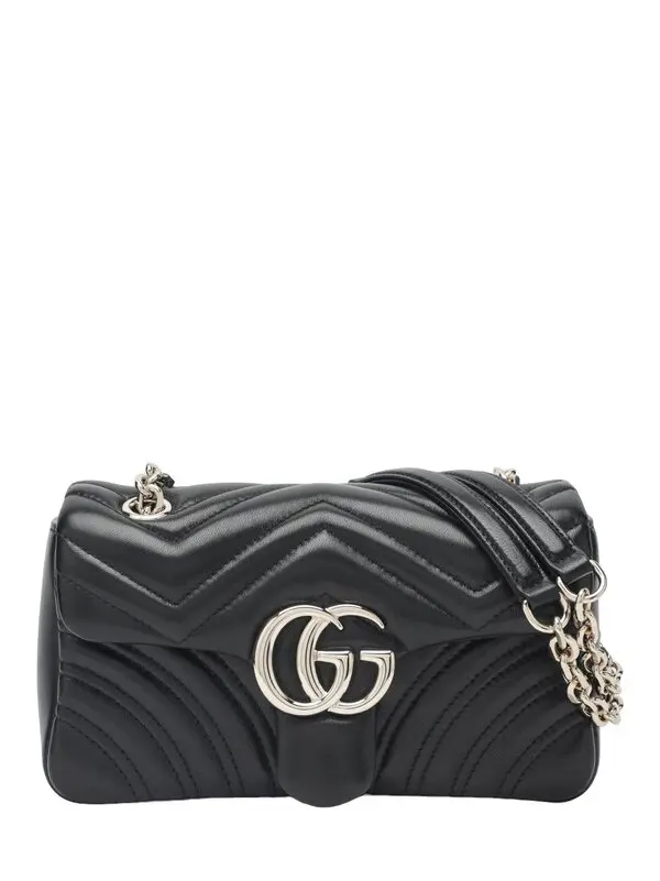 Gucci Gg Marmont Small Shoulder Bag - Black
