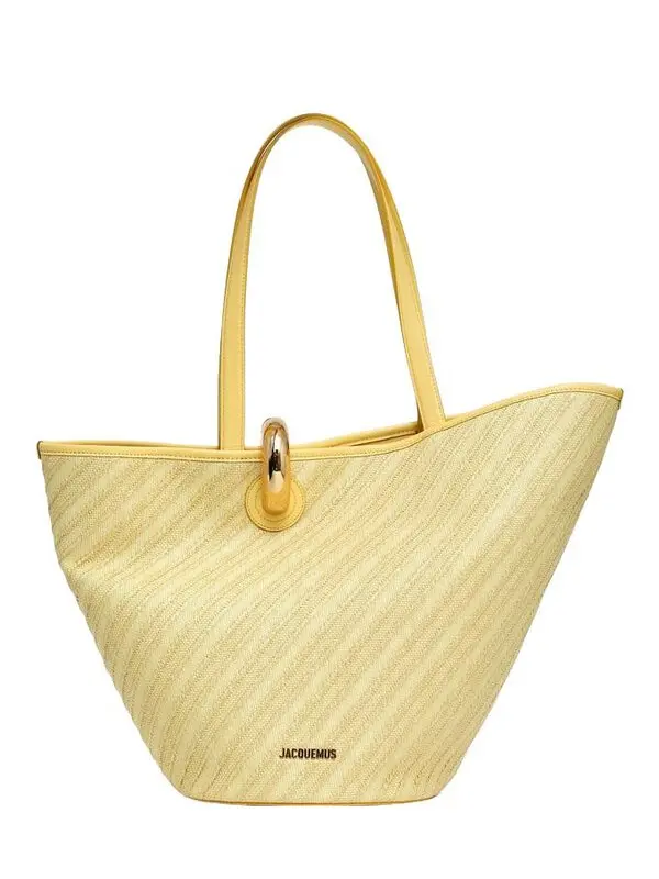Jacquemus Neutrals Tote Bag - Cream
