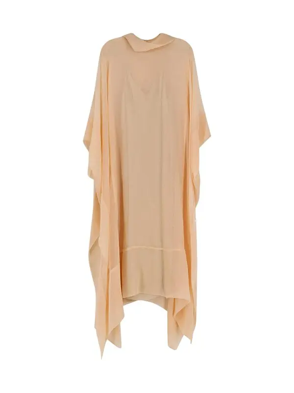 Alberta Ferretti Chiffon Dress - Cream