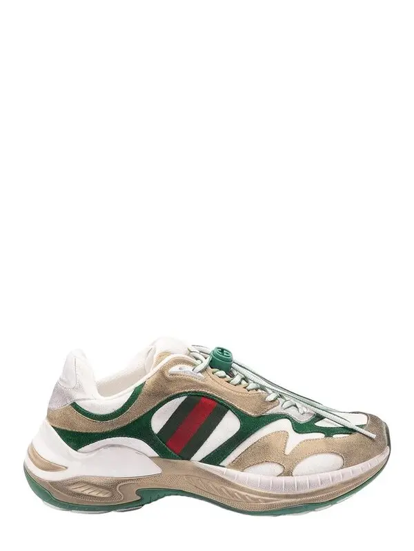 Gucci Calf Leather Sneakers - Multicolor
