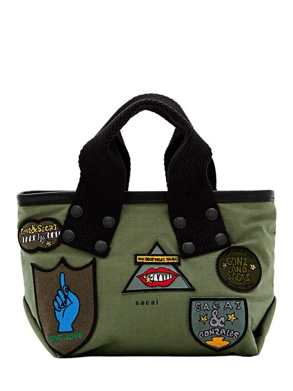 Sacai X Marc Gonzales Small Patch Tote Bag - Multicolor
