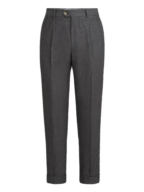 Brunello Cucinelli Tailored Pleated Trousers - Gray