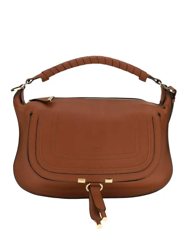 Chloé Marcie Small Shoulder Bag - Brown