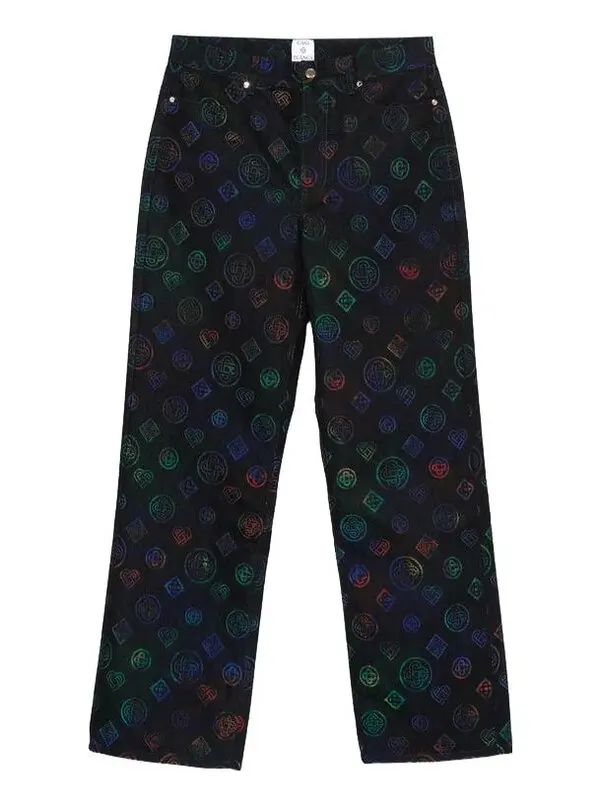 Casablanca Denim Regular & Straight-leg Jeans - Black