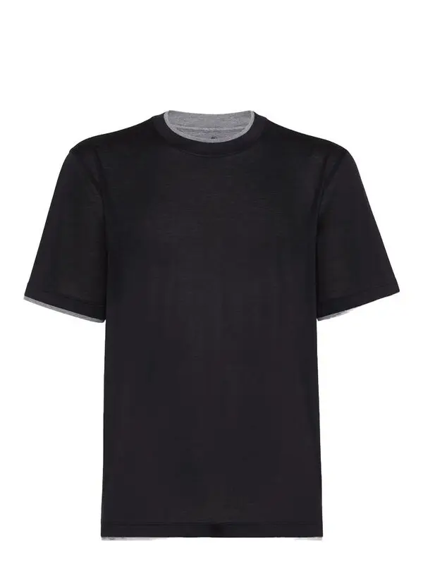 Brunello Cucinelli T-shirts & Vests T-shirts - Black