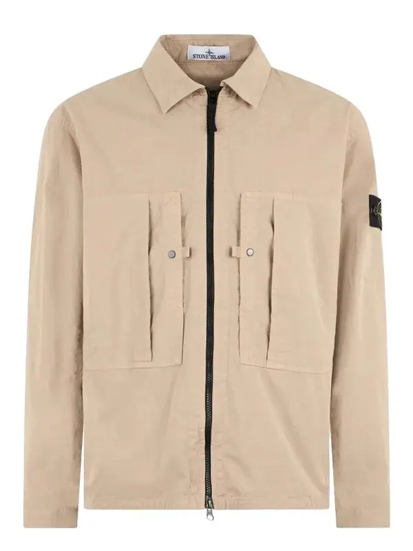 Stone Island Organic Cotton Ripstop Overshirt - Multicolor