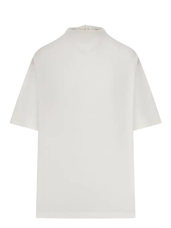 LEMAIRE Mercerized Jersey Scarf T-shirt - Multicolor