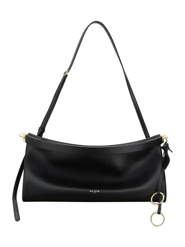 Alaïa Le Click West Medium Shoulder Bag - Black