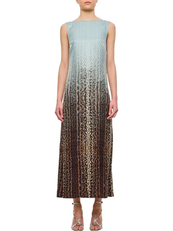 Fendi Shaded Midi Dress - Multicolor