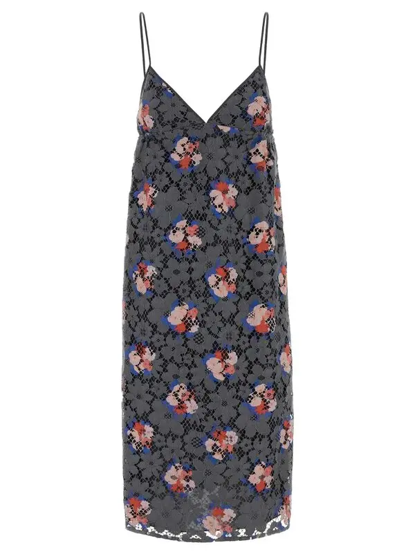Fendi Printed Lace Dress - Multicolor