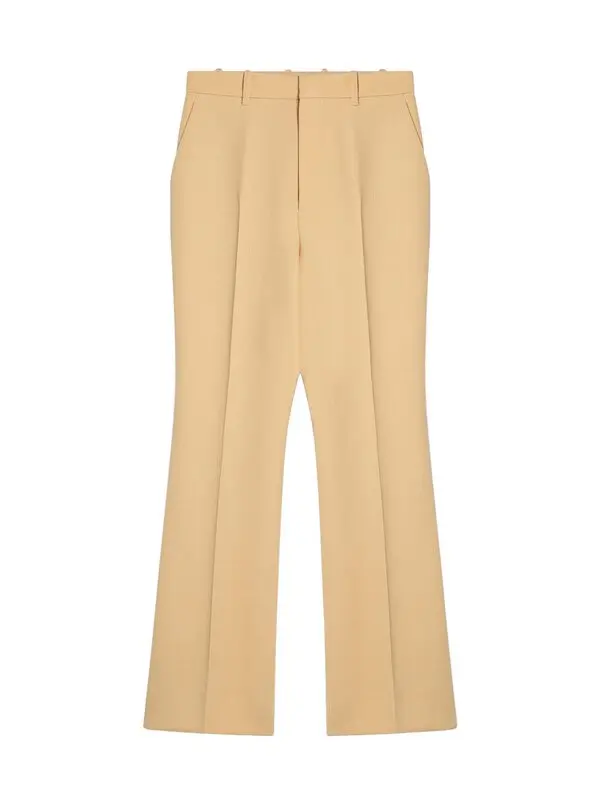 Gucci Wool Crêpe Trousers - White