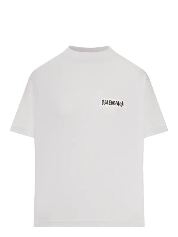 Balenciaga Medium Fit Masking Tape T-shirt - Multicolor