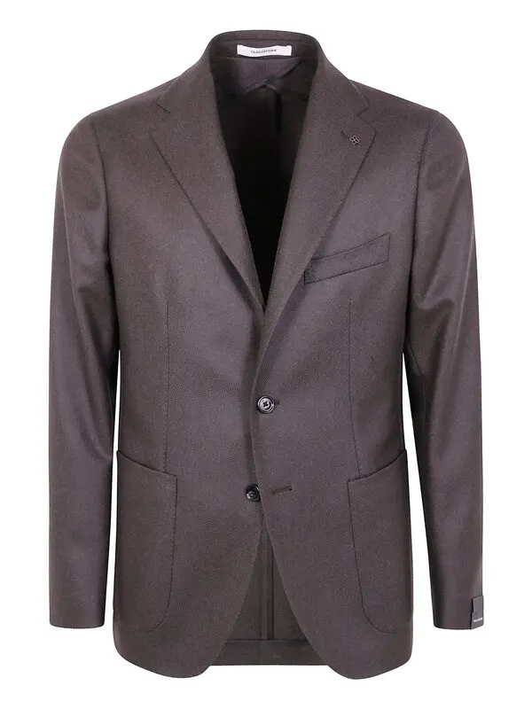 Tagliatore Montecarlo Wool Blazer - Brown
